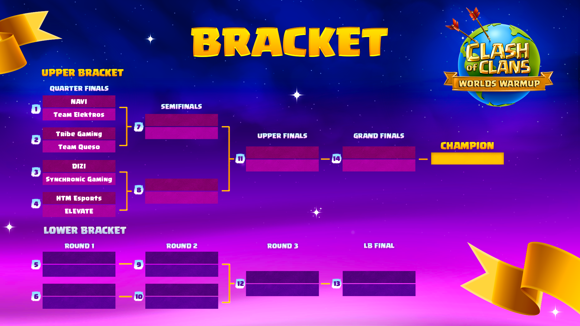 Worlds Warmup 2025 Playoffs | Clash of Clans Esports